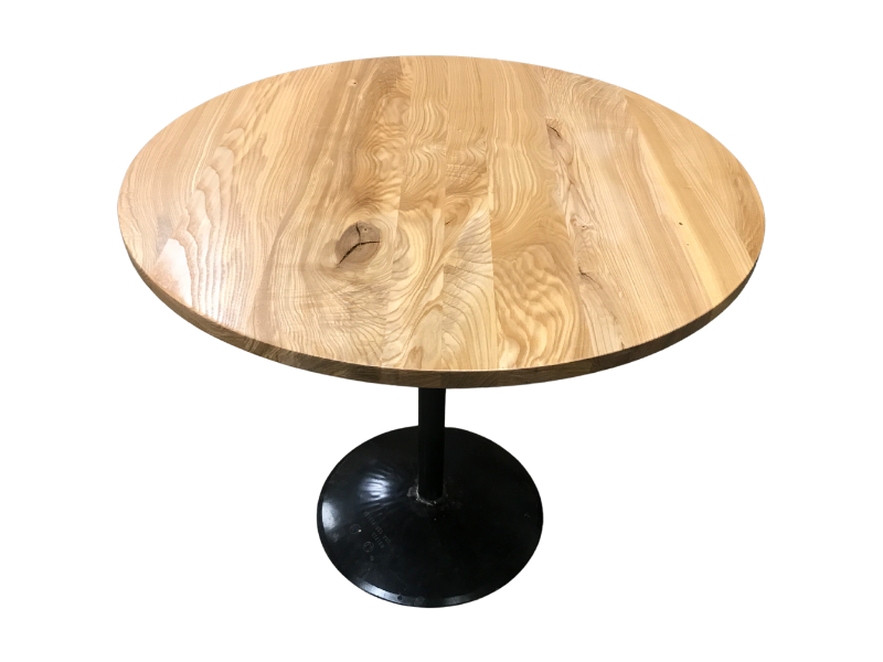 Green Ash Round Dining Table Top | Baldwin Hardwoods